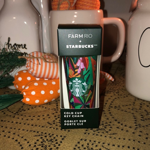 Starbucks | Accessories | Starbucks Farm Rio Cold Cup Key Chain | Poshmark